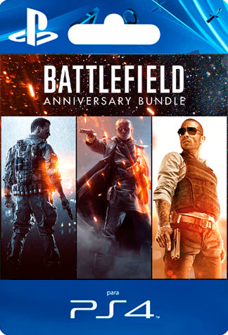 Battlefield Anniversary Bundle PS4 | Chilecodigos