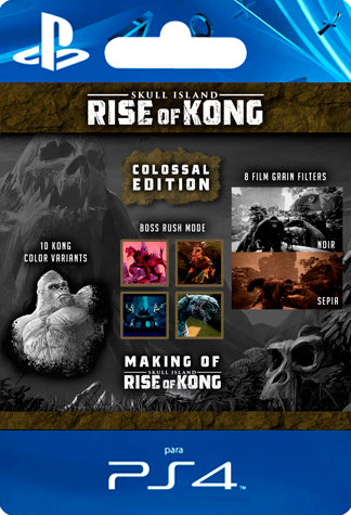Skull Island Rise of Kong Colossal Edition PS4 | Chilecodigos