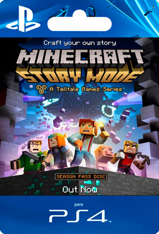 Minecraft Story Mode Season Pass Deluxe PS4 | Chilecodigos